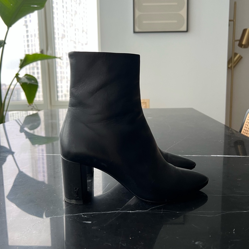 Ysl Black Lou Boots - Gem